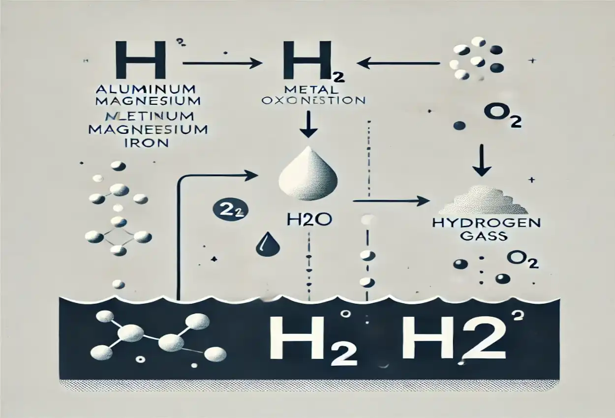 Hydrogen Production from Water Using Metals, in simple words